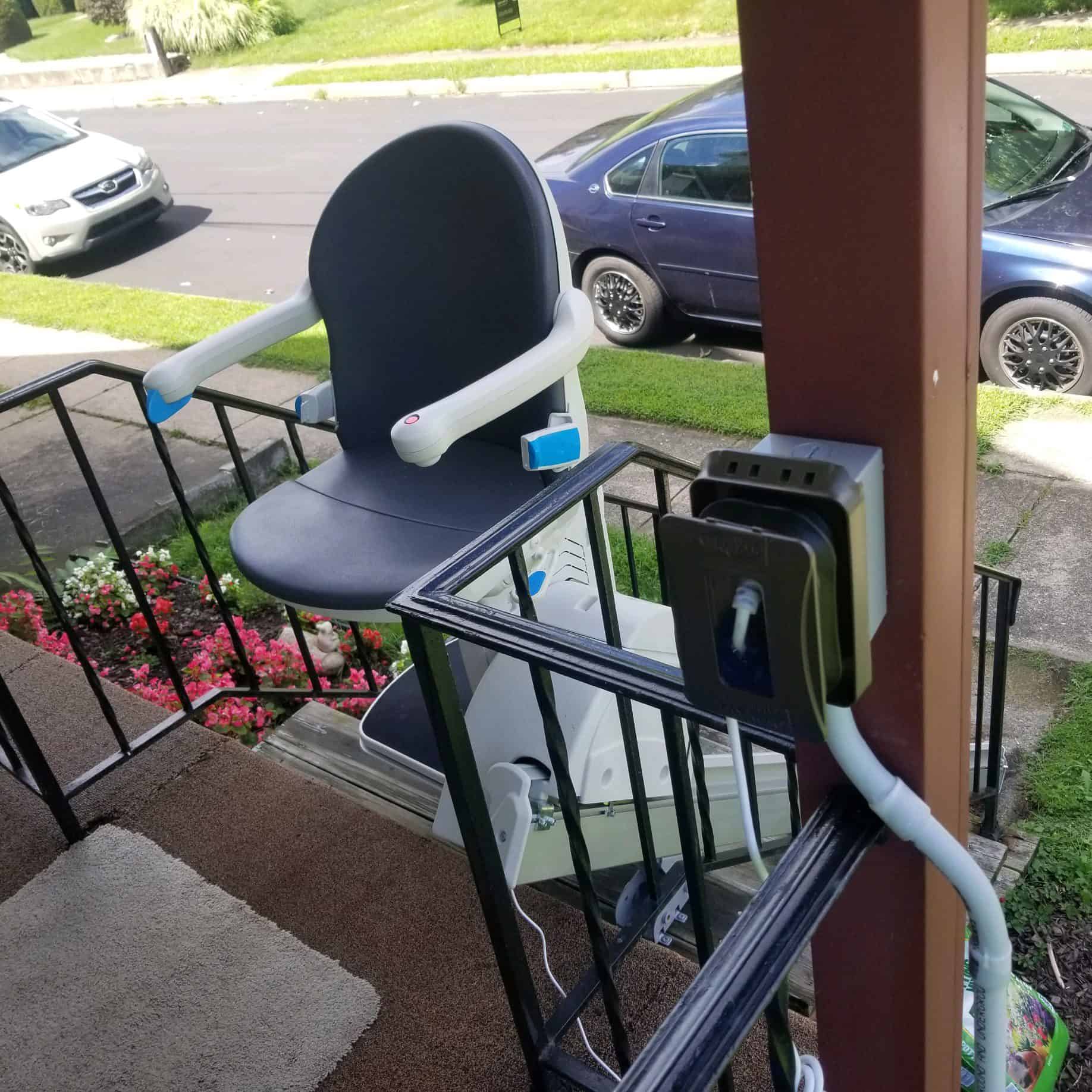 Outdoor Residential Home Stair Lifts for Exterior Access - Stair Chair ...